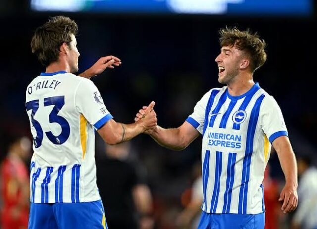 Brighton Stun Liverpool 3-2 in Comeback Thriller - sportsjone